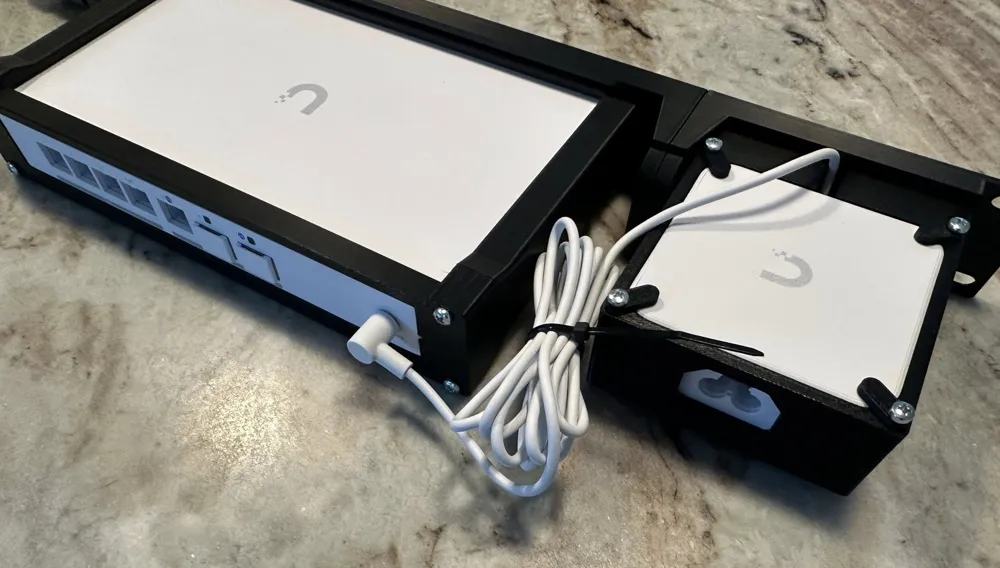 Unifi Cloud Gateway Fiber 19-Zoll-Rack-Halterung – Kostenloses 3D ...