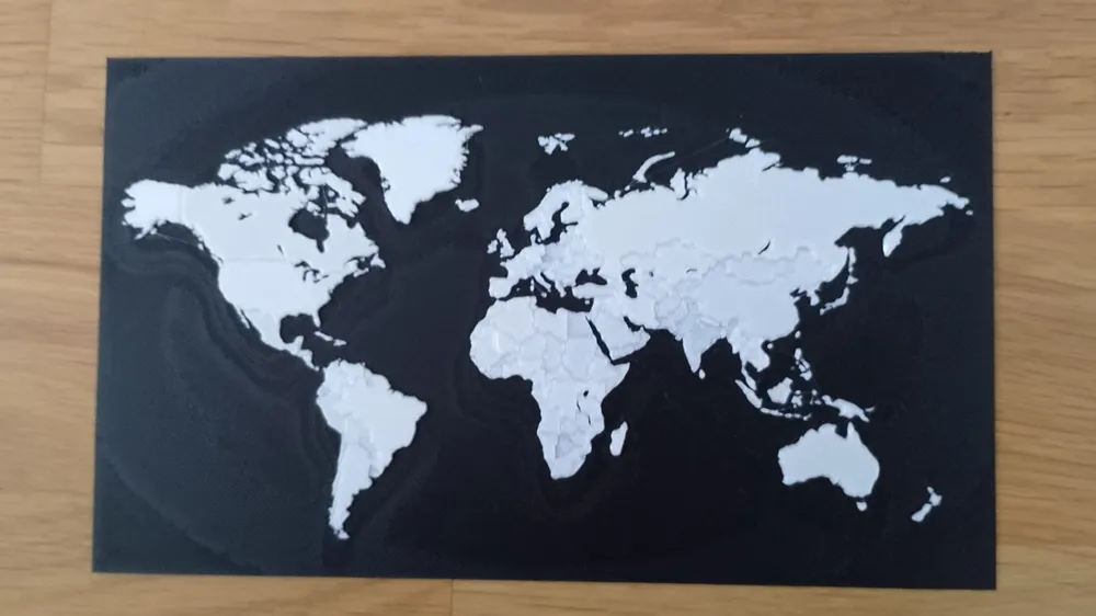 World Map - Free 3D Print Model - MakerWorld