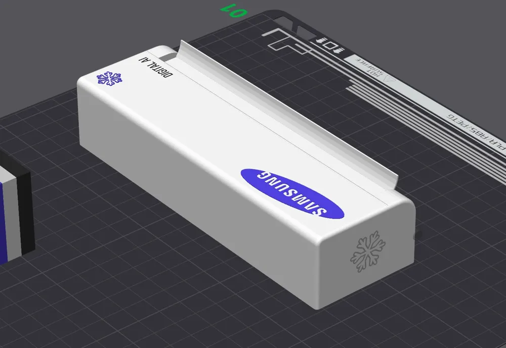 Air conditioner inverter Samsung logo, fan home :) by smigi - MakerWorld