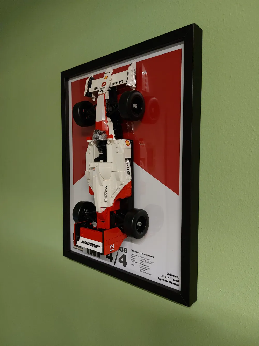 F1 Senna 10330 模型垂直支架 - 免費 3D 列印模型 - MakerWorld