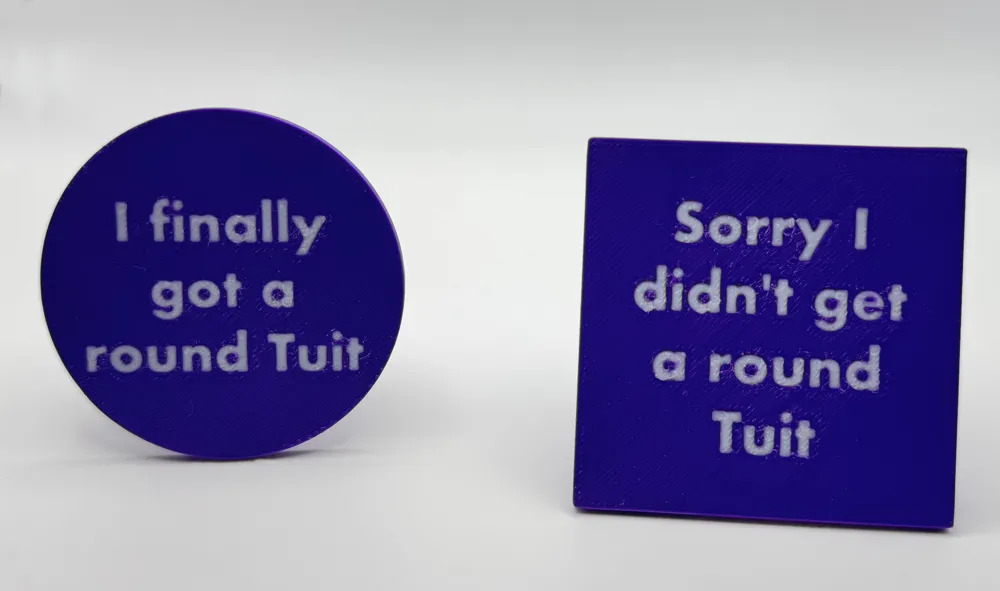 Round & Square Tuit by RobertW - MakerWorld