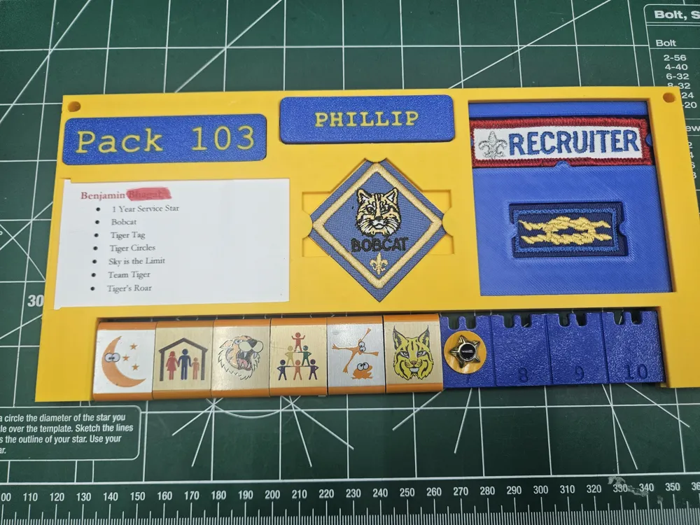Cub Scout Award System - Full Kit - Free 3D Print Model - MakerWorld