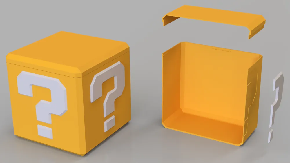 Retro Riddle Box: Classic Mystery Container! by Adam L - MakerWorld