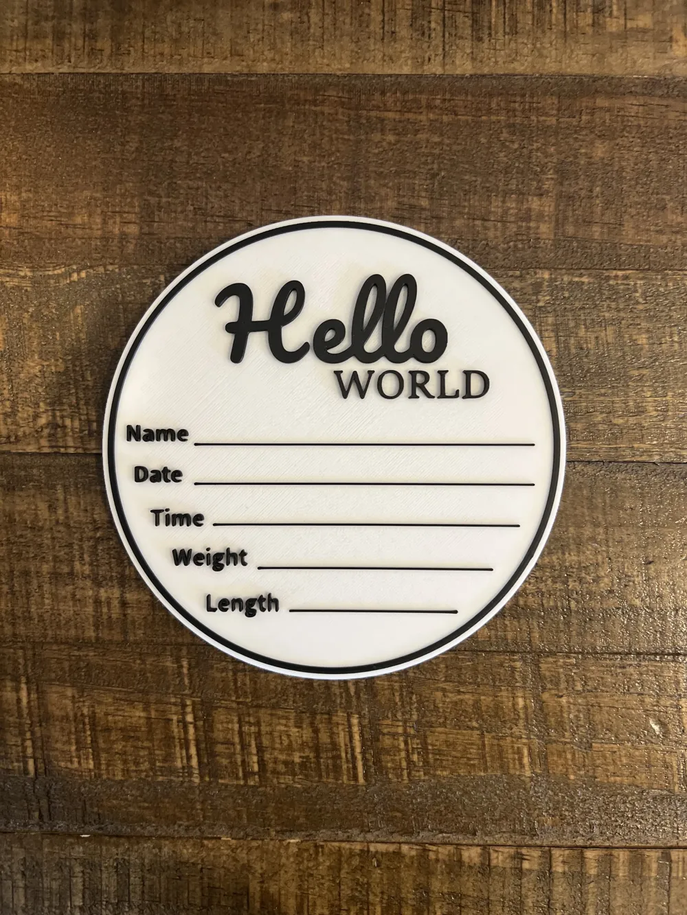 Hello World Announcement - Free 3D Print Model - MakerWorld