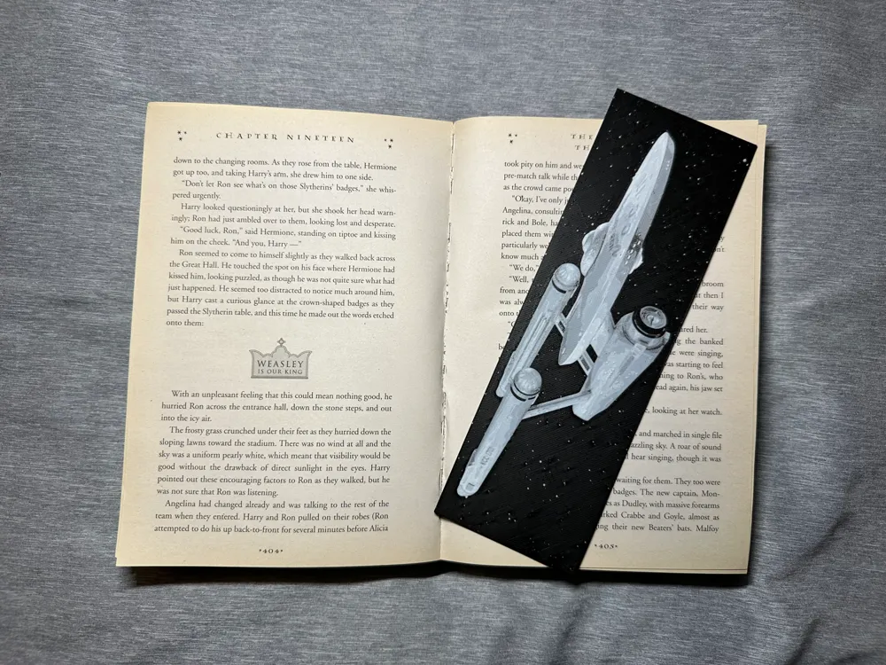 USS Enterprise Hueforge Bookmarks - 2 sizes by Hey Ben - MakerWorld