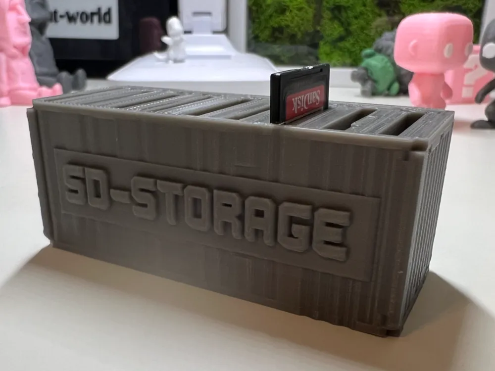 3D-Printed SD Card Storage – Shipping Container by 3D-Print-World ...