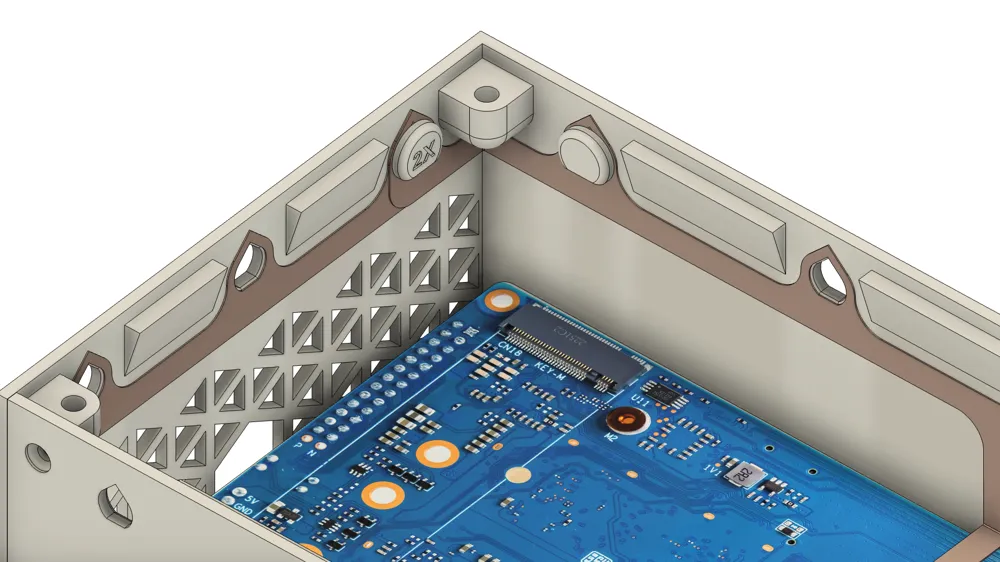 Case for Banana Pi BPI-R4 (Wall-Mounting Option) - Free 3D Print Model ...