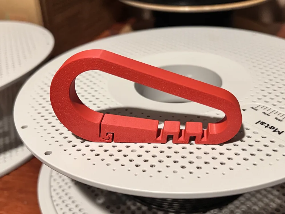 Spring Loaded Carabiner With Lock by RB Design MakerWorld: Download ...