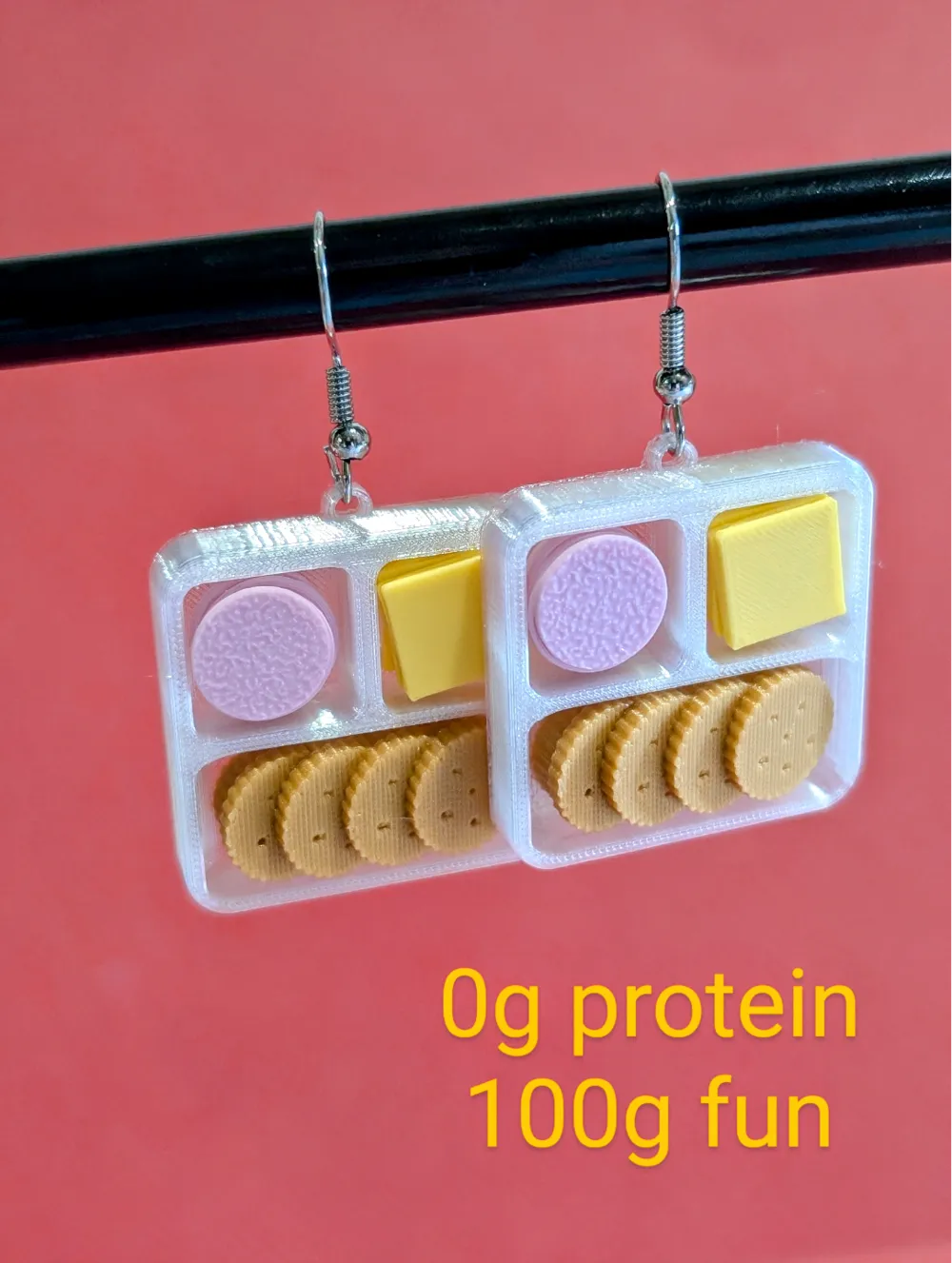 Lunchable Earrings by Ibaviosa Baubles MakerWorld: Download Free 3D Models