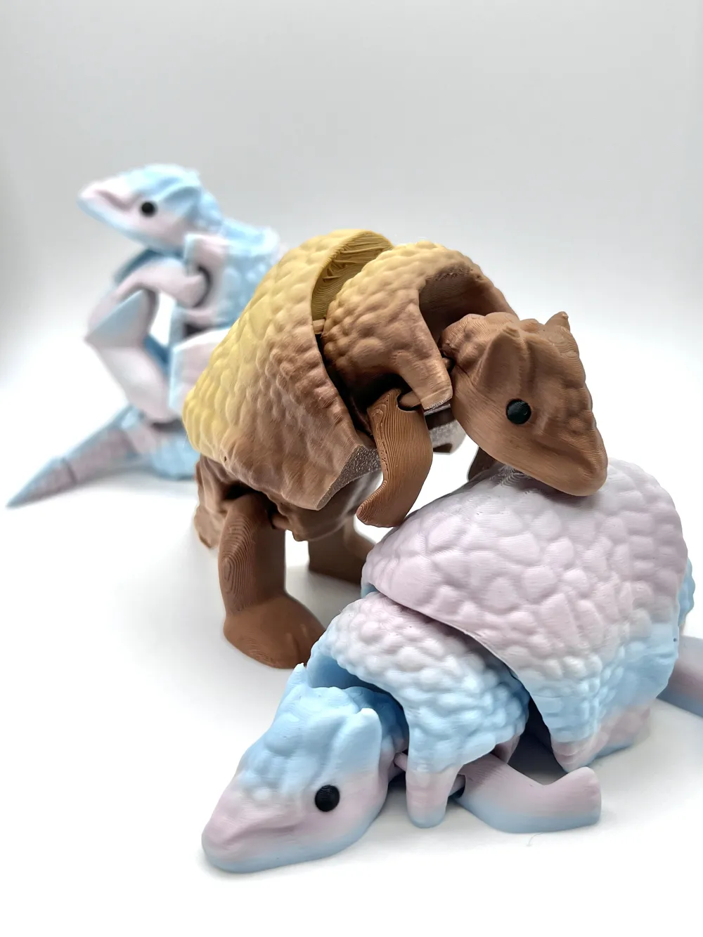 Cute Flexi Armadillo - Sits, Stands, Rolls, Hangs by OH Designs ...