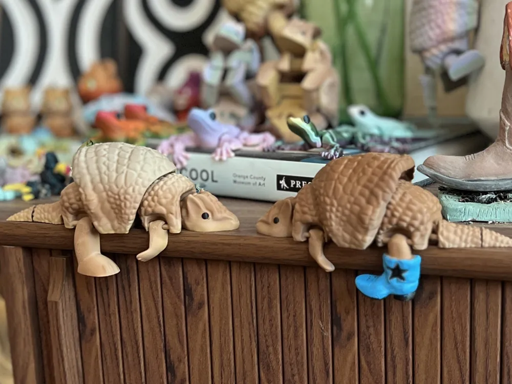 Cute Flexi Armadillo - Sits, Stands, Rolls, Hangs by OH Designs ...