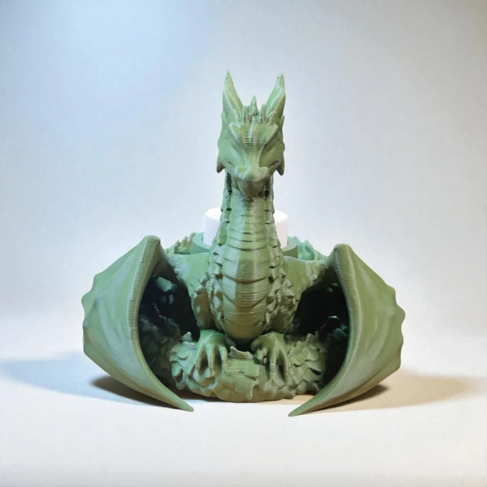 Dragon Candle Holder – Fantasy Elegance in 3D by Eclipse 3D MakerWorld: Download Free 3D Models