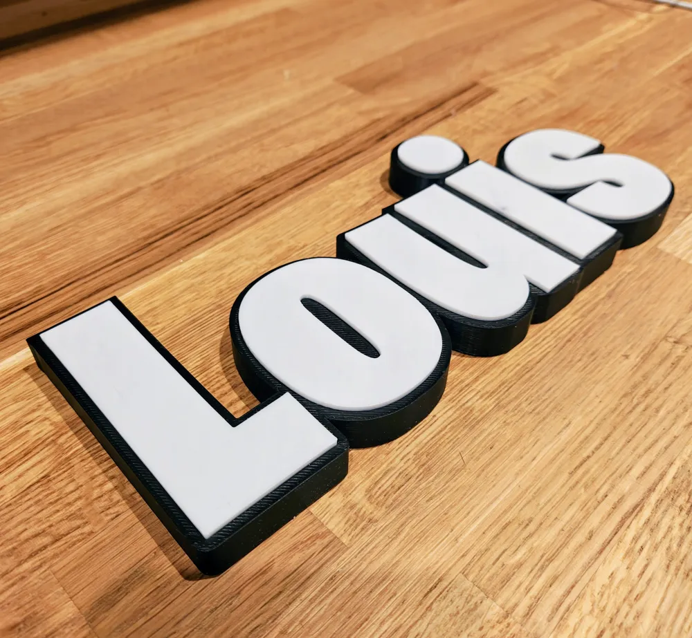 FORTNITE FONT ***LOUIS*** - Free 3D Print Model - MakerWorld