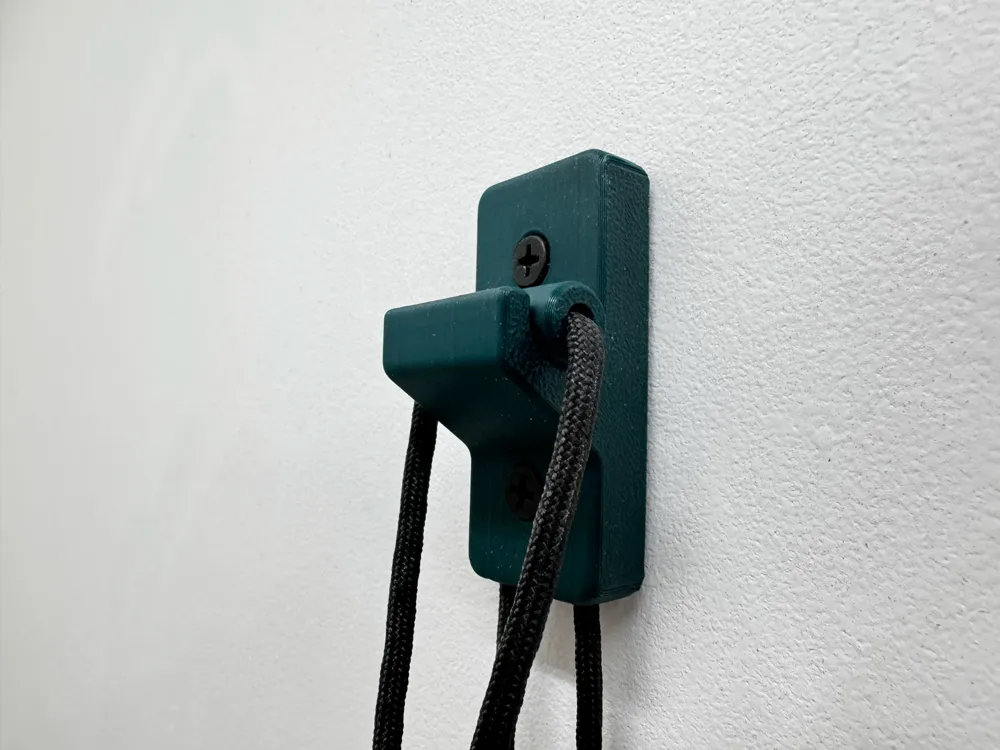 Wall Mounted Cord Hanger by Westbound MakerWorld: Download Free 3D Models