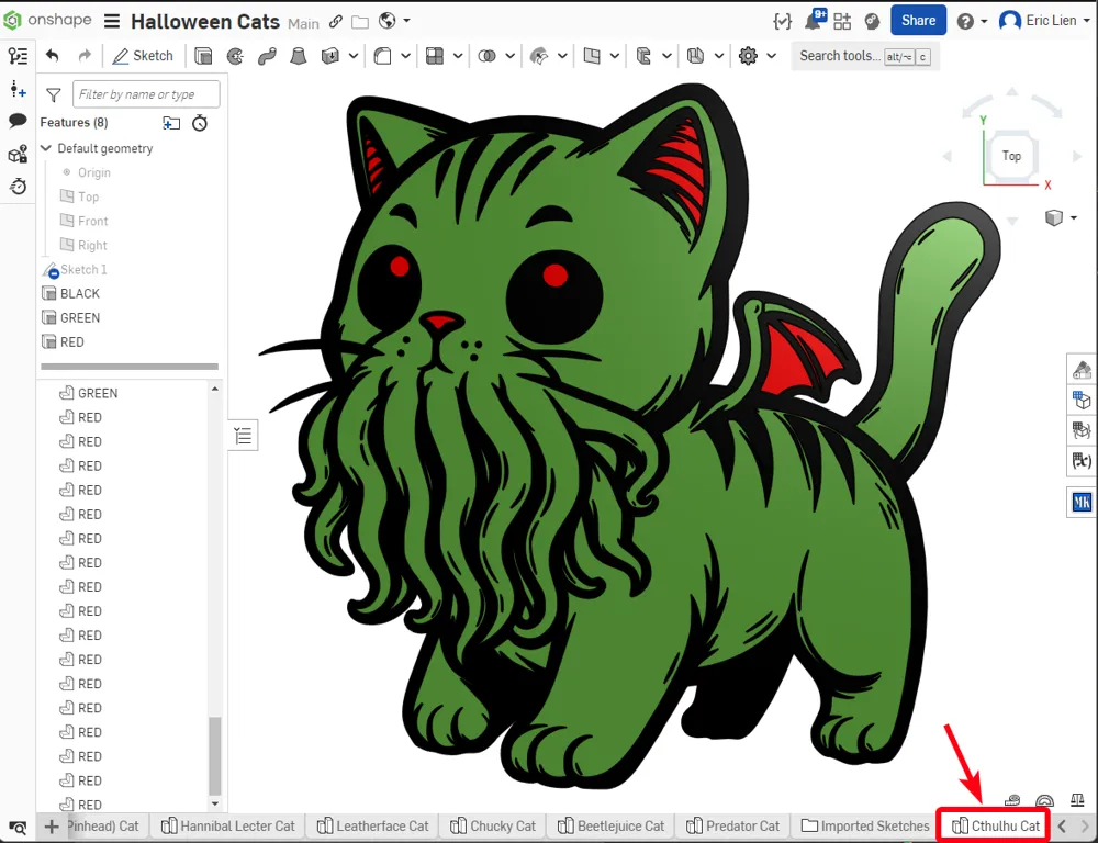 Cthulhu Cat by eclien - MakerWorld
