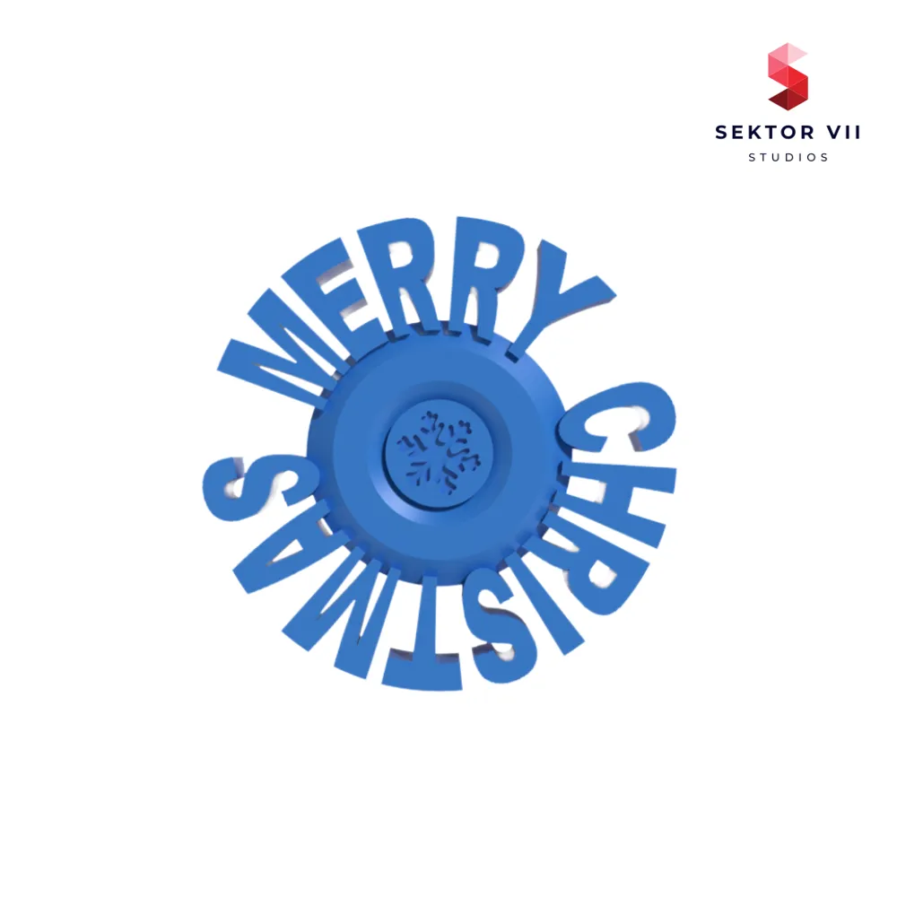 CHRISTMAS FIDGET SPINNER by Sektor 7 Studios - MakerWorld