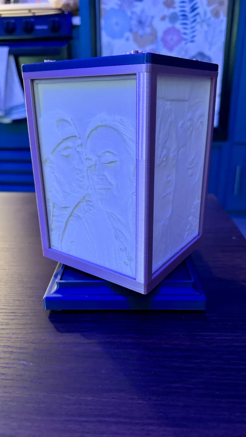 Rotating Lithophane Frame by ItsBryy3D MakerWorld: Download Free 3D Models