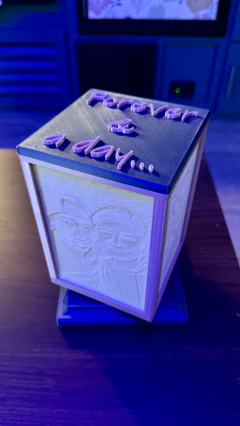 Rotating Lithophane Frame by ItsBryy3D MakerWorld: Download Free 3D Models