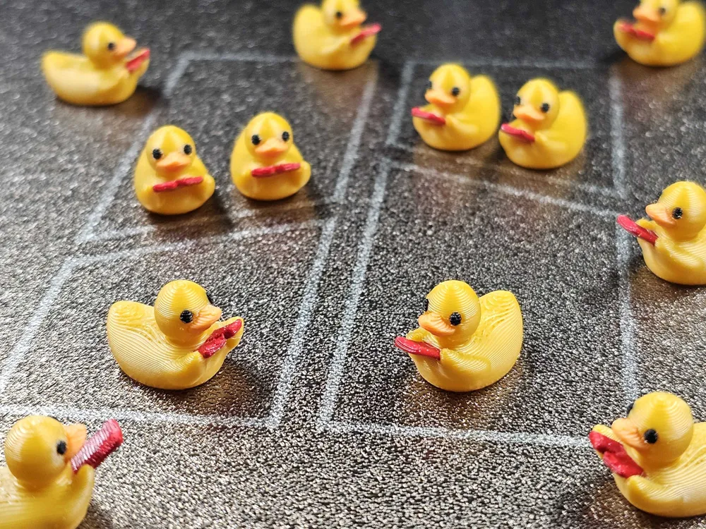 Cute Little Ducks w/ Red Envelopes | Lai See Ducks - Free 3D Print ...
