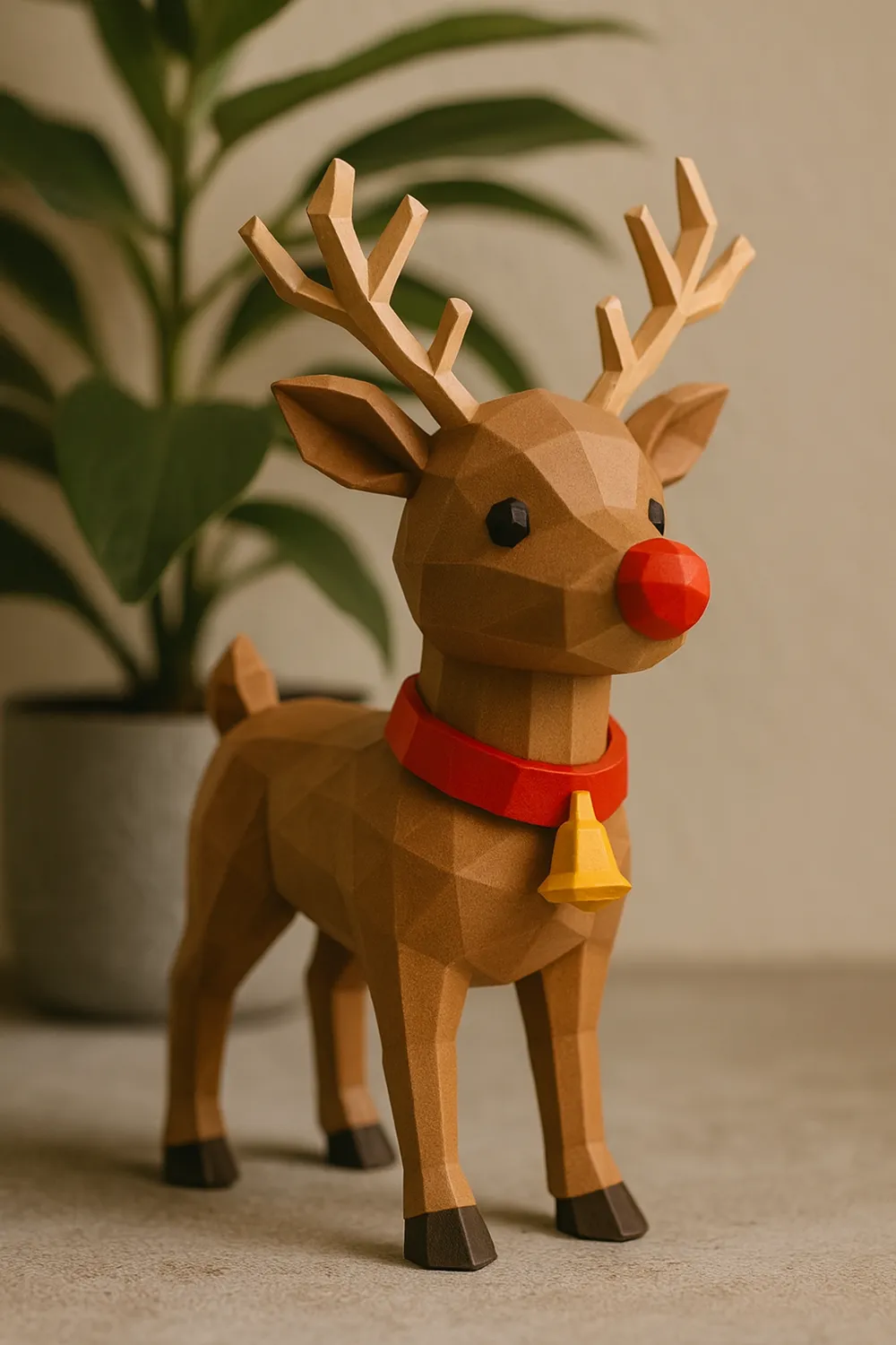 low poly Reindeer by Brakelink MakerWorld: Download Free 3D Models