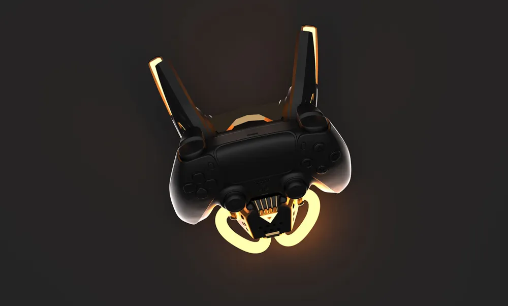 Science Fiction Mecha PS5 Controller Base - Free 3D Print Model ...