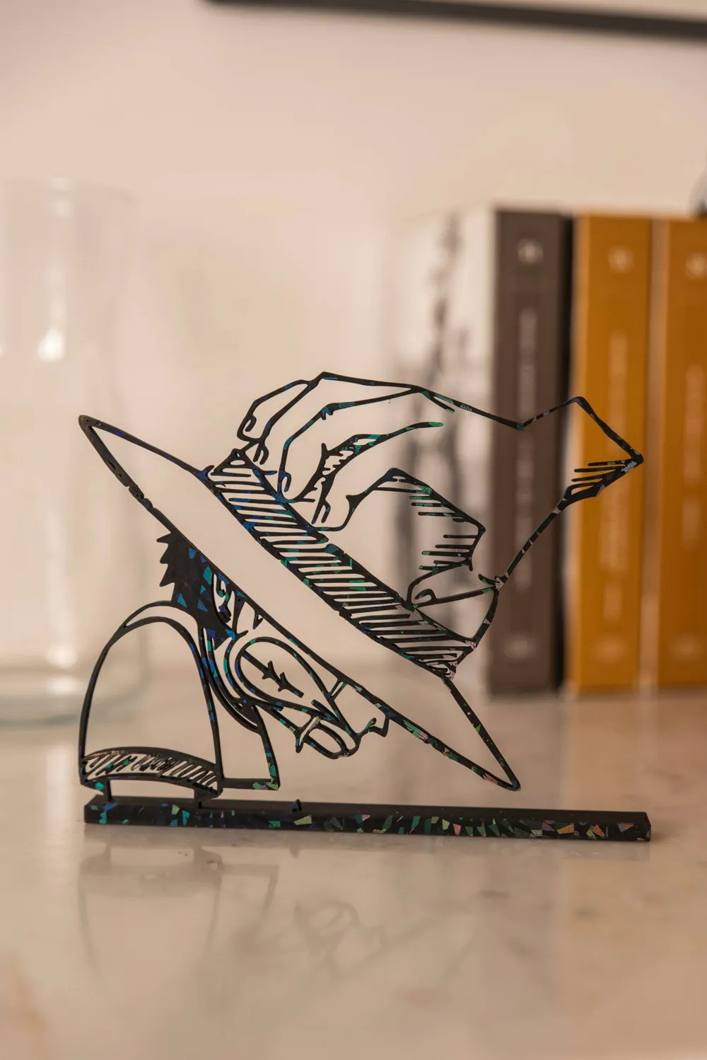 Monkey D. Luffy – One Piece Outline Wall Art - Free 3D Print Model ...