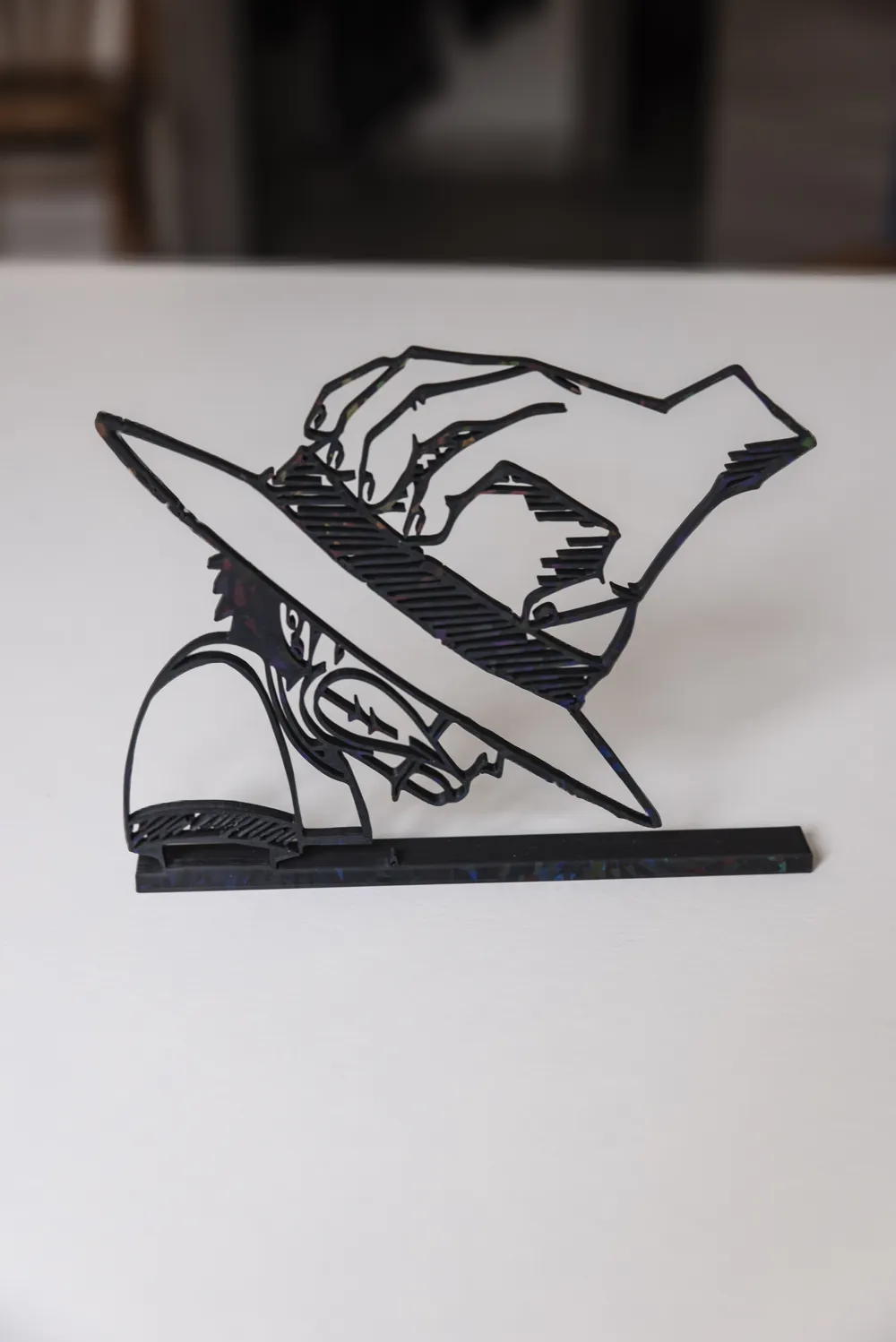 Monkey D. Luffy – One Piece Outline Wall Art - Free 3D Print Model ...