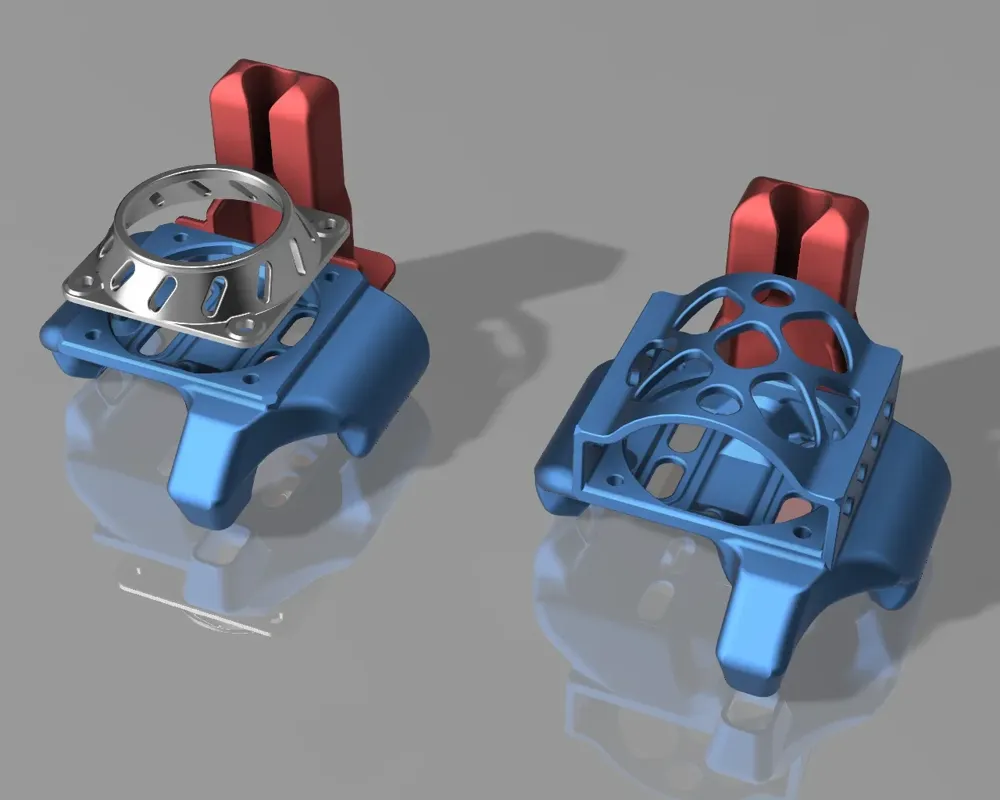 A1&A1 mini Extruder Cooling Duct (Split Fan Shroud) by 感觉呼吸 MakerWorld ...