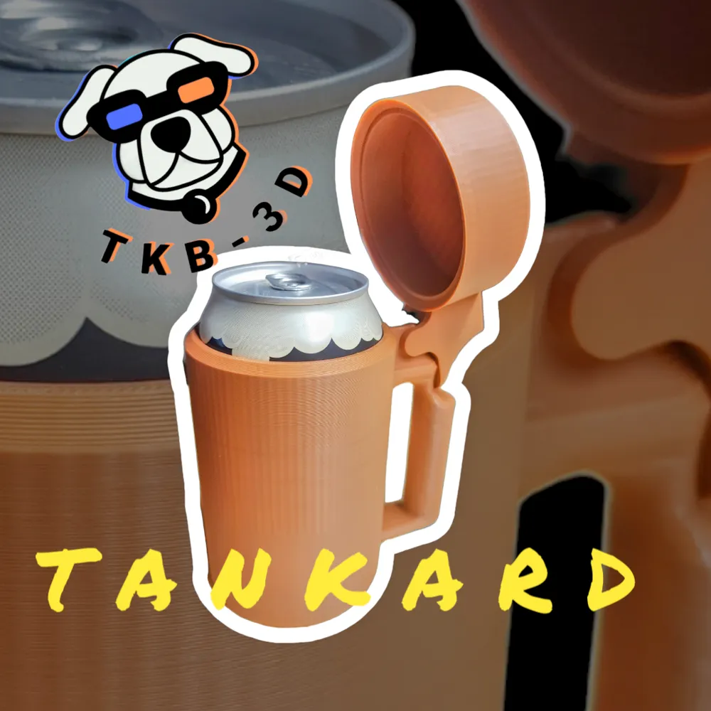 Tankard with Lid Remixed by TKB-3D - MakerWorld