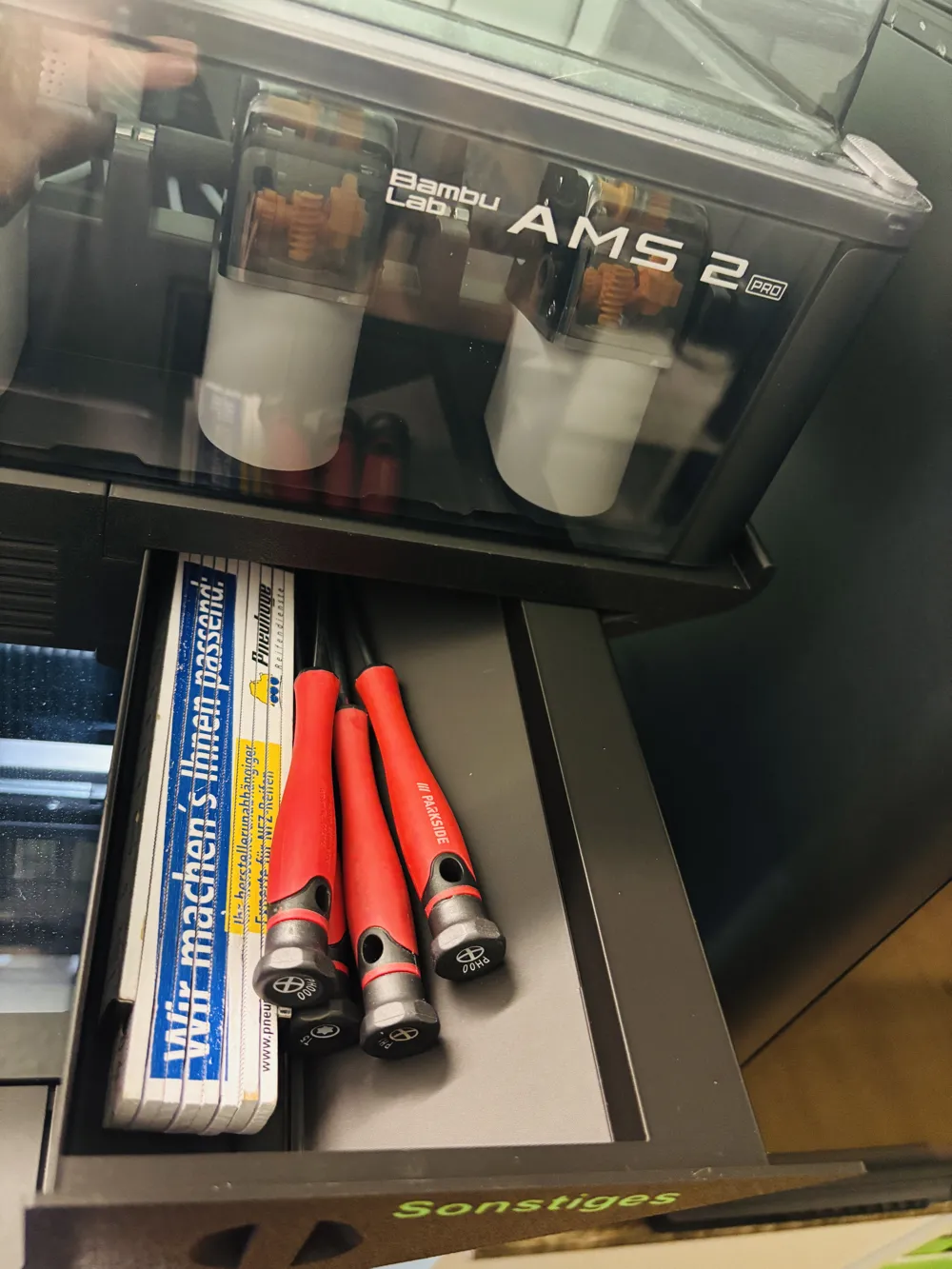 Drawer for AMS 2 Pro Plate Holder - Free 3D Print Model - MakerWorld