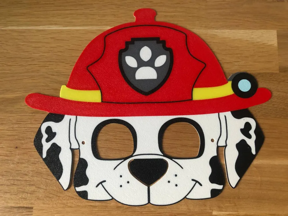 Paw Patrol Mask for Kids by edrakko - MakerWorld