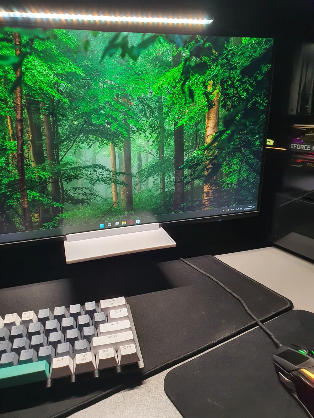 Shelf under the monitor by mawik MakerWorld: Download Free 3D Models