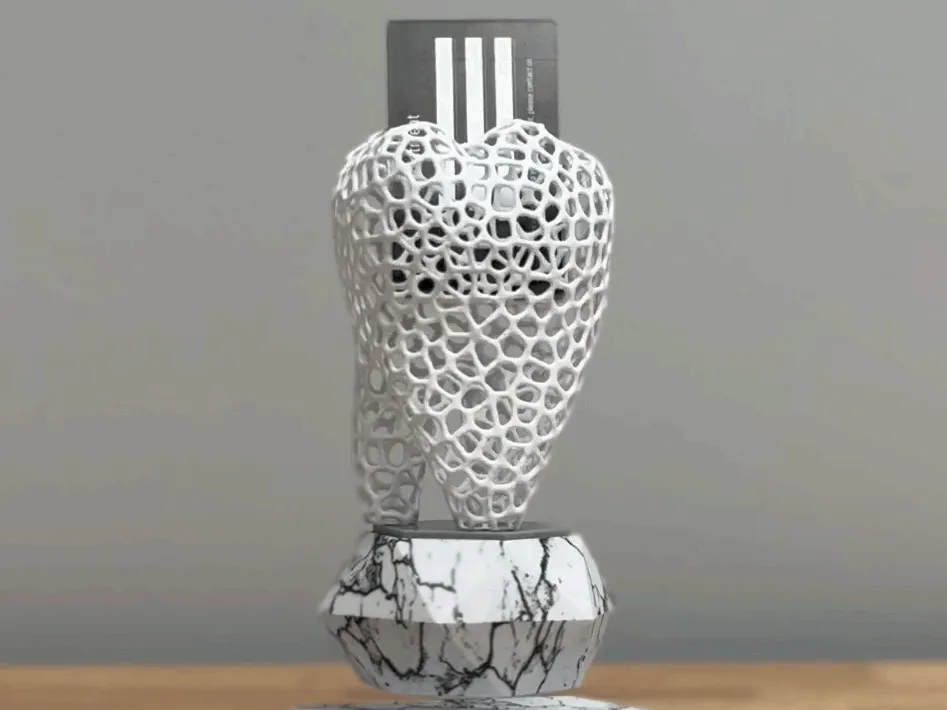 Voronoi Molar Business Card Holder - Free 3D Print Model - MakerWorld