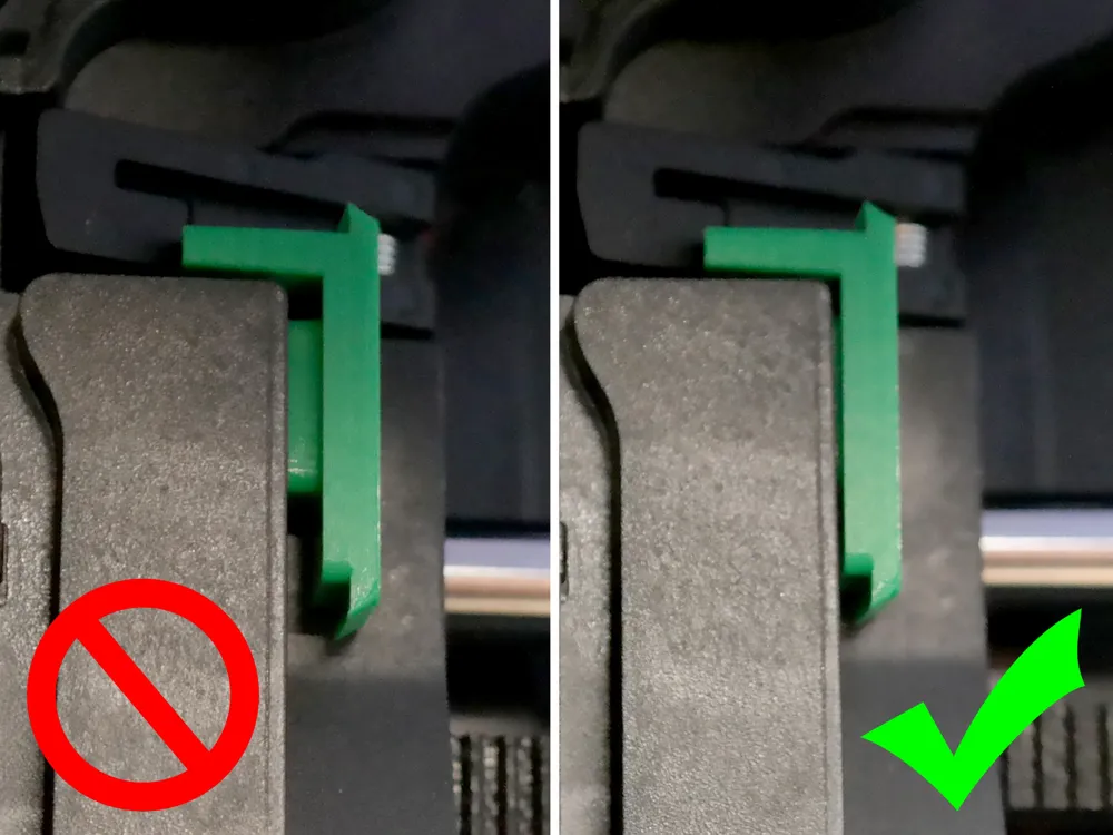 Bed Extender - Stopper Blocker Remix P1/X1 Series - Free 3D Print Model ...