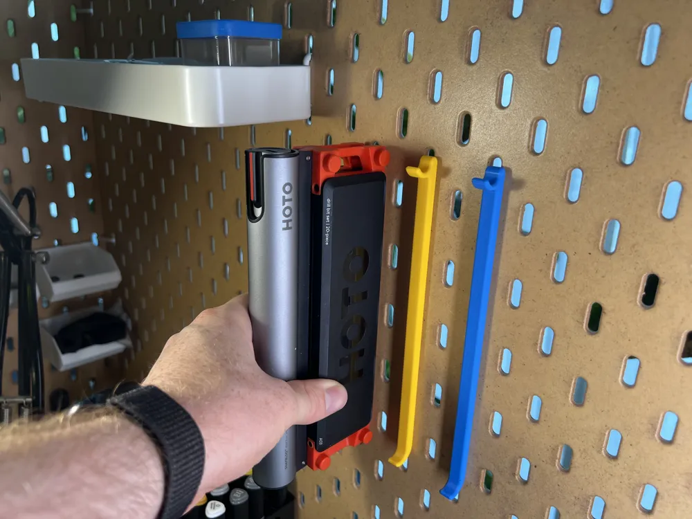 HOTO SNAPBLOQ mount for IKEA SKADIS by Makerspace.Online MakerWorld: Download Free 3D Models