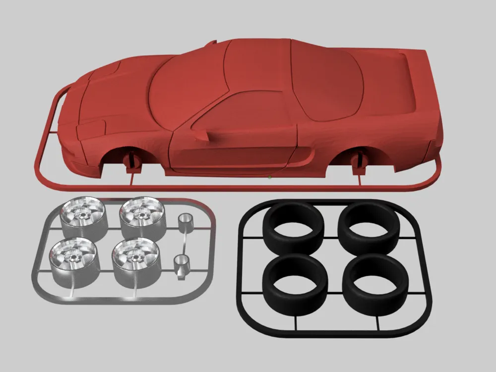 Honda NSX Type R Kit Card - Free 3D Print Model - MakerWorld