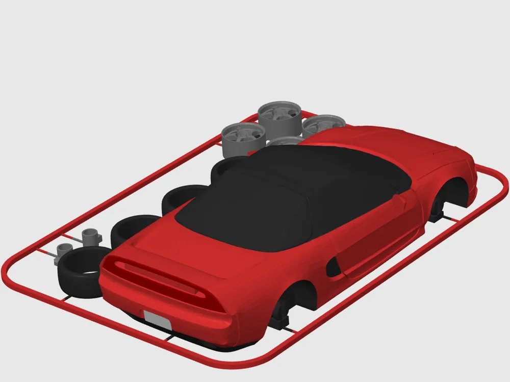 Honda NSX Type R Kit Card - Free 3D Print Model - MakerWorld