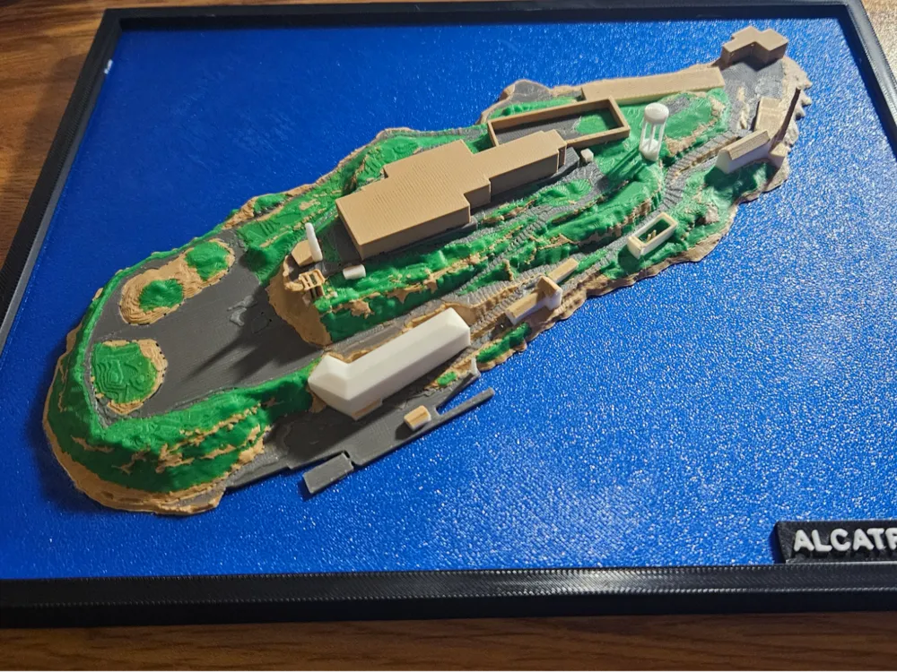 Alcatraz Island by user_4007706478 MakerWorld: Download Free 3D Models