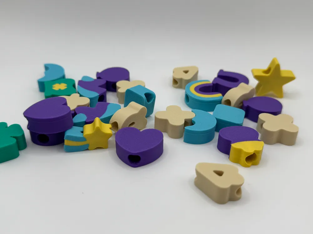 Lucky Charms Drawstring Beads | St Patricks Day - Free 3D Print Model ...