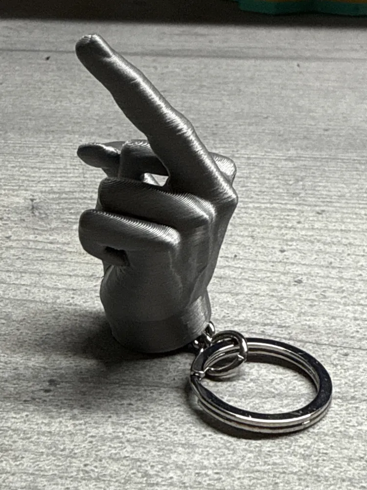 Middle Finger Pendant by Hammelwade MakerWorld: Download Free 3D Models