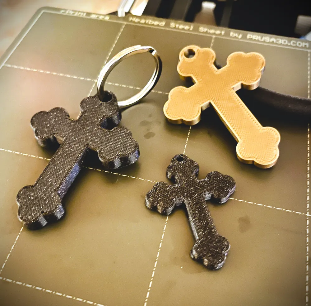 Orthodox Cross (Keychain) by Aleks89 - MakerWorld
