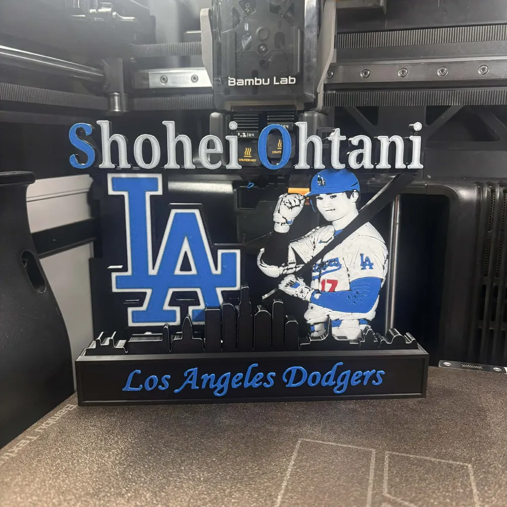 MLB - Los Angeles dodgers Shohei Ohtani display! - Free 3D Print Model ...