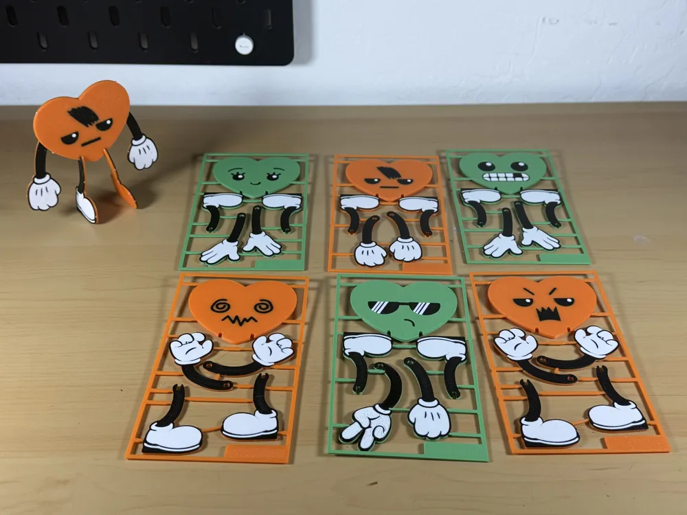 Valentine's Day Kit Card Pack 2 - Free 3D Print Model - MakerWorld