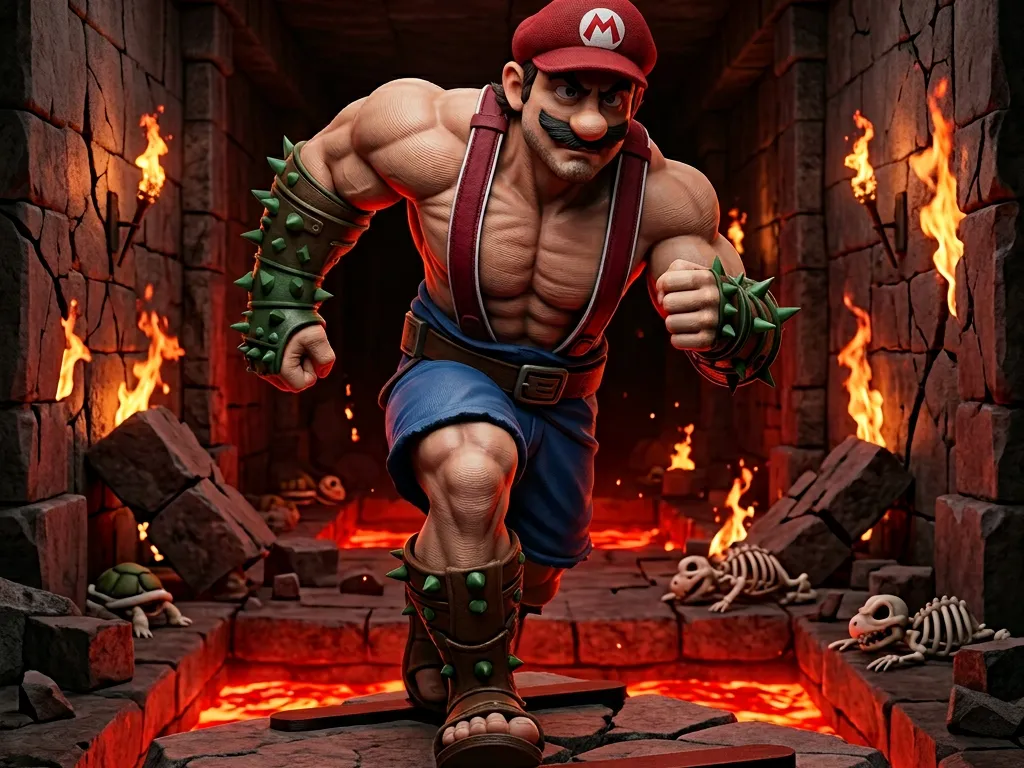 Real Mario Adult Tabletop - Free 3D Print Model - MakerWorld