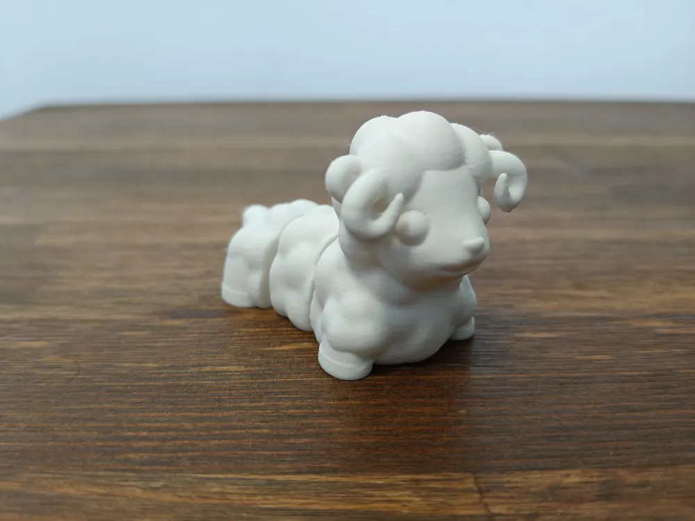 Articulated Ram – Cute Flexible Farm Animal - Free 3D Print Model ...