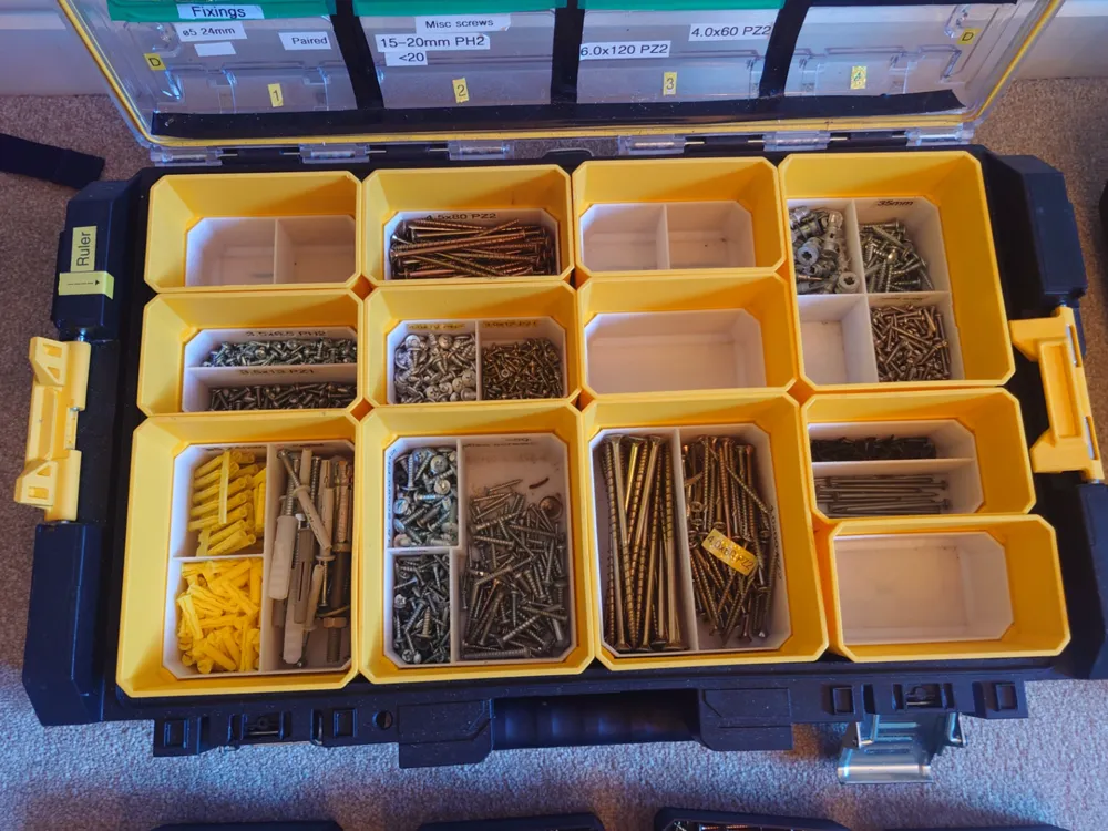 Dewalt ToughSystem DS100 (DWST1-75522) lower bins - Free 3D Print Model ...