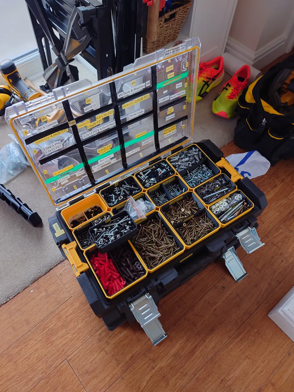 Dewalt ToughSystem DS100 (DWST1-75522) lower bins - Free 3D Print Model ...