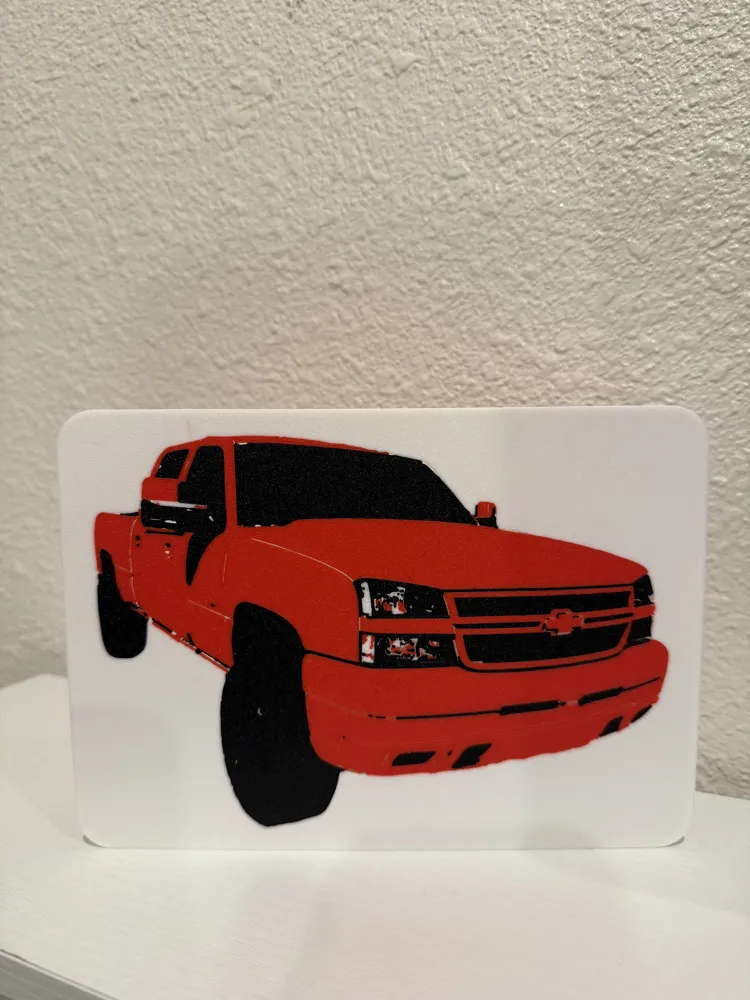 Chevy Silverado Lightbox - Free 3D Print Model - MakerWorld