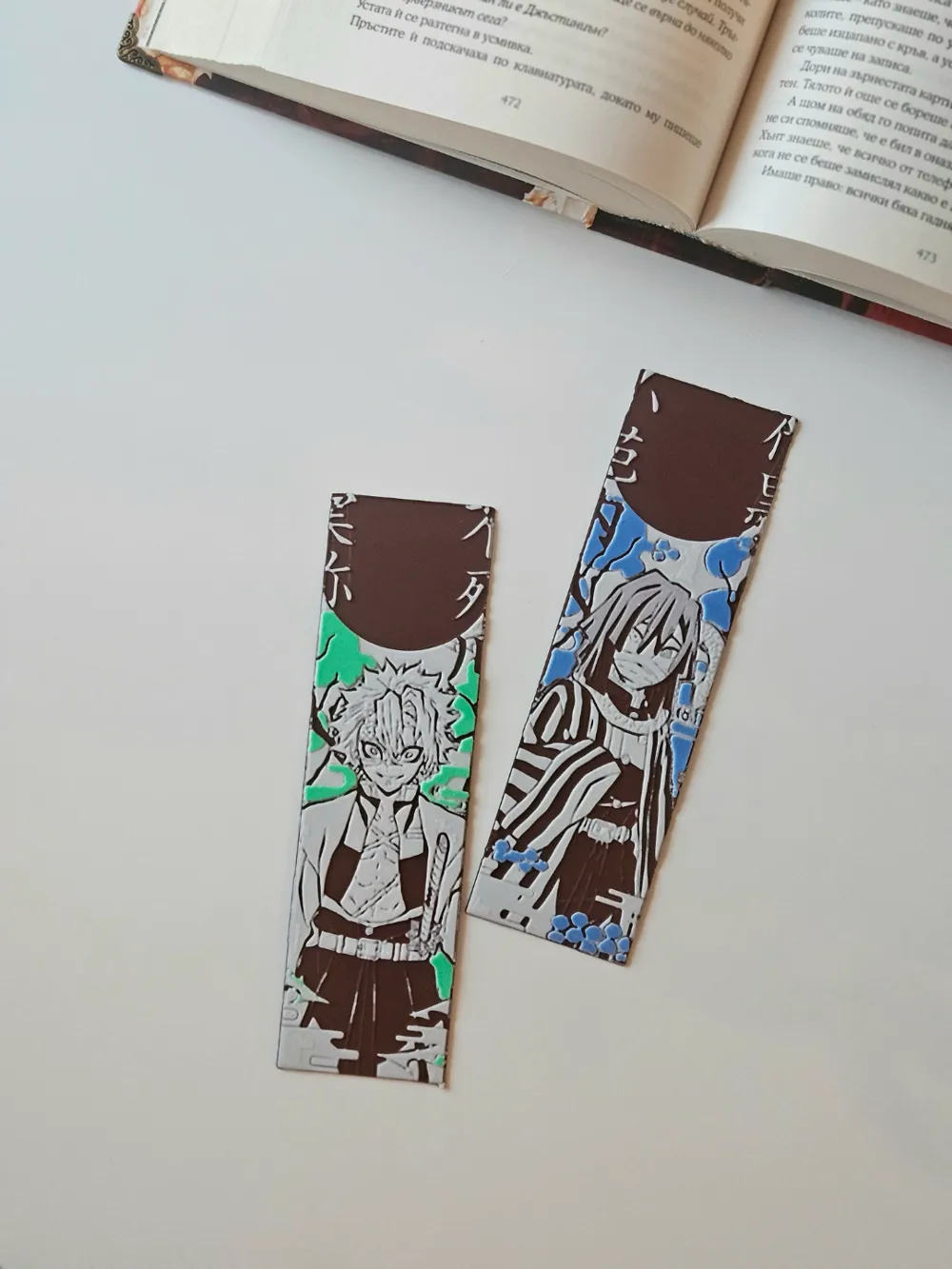 Obanai & Sanemi - Demon Slayer Bookmarks Set 6/8 by C3D MakerWorld ...