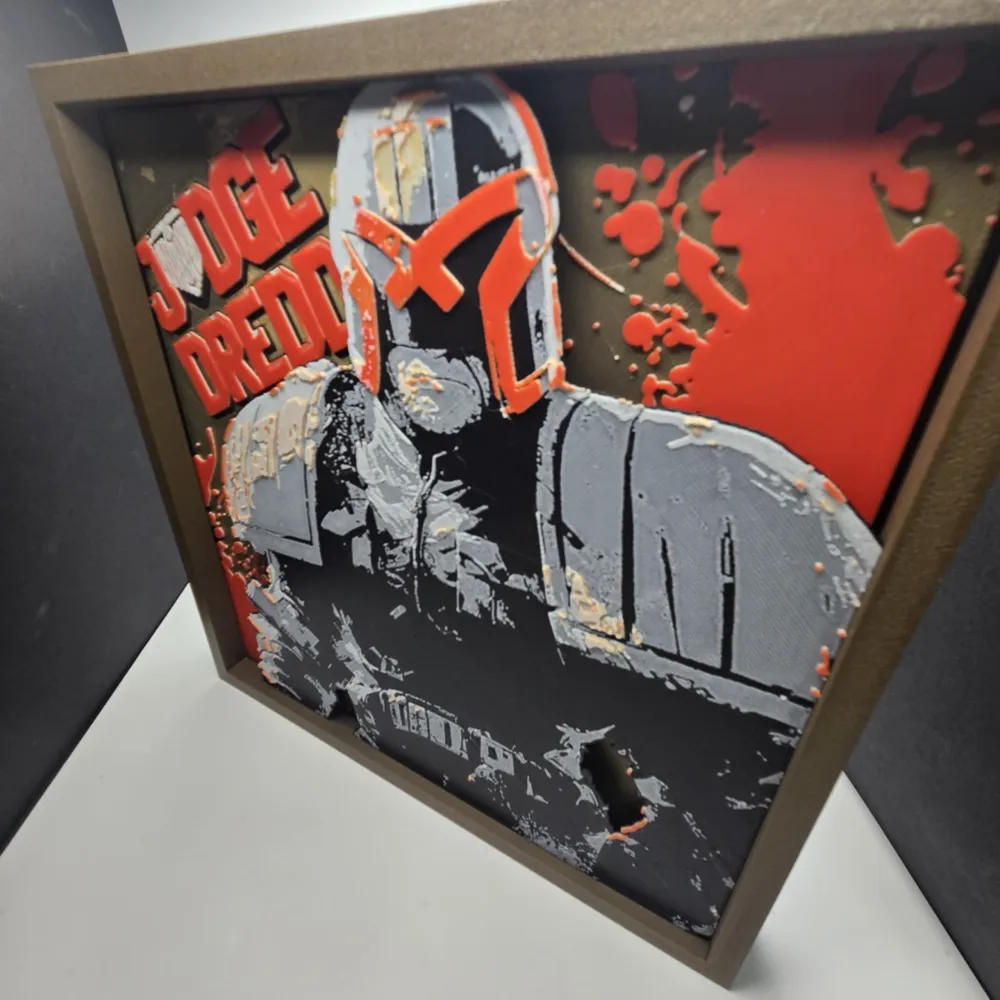 Judge Dredd Shadowforge - Free 3D Print Model - MakerWorld